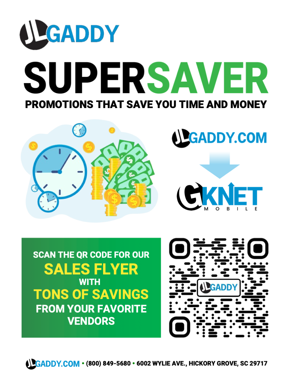 JL Gaddy SuperSaver | JL Gaddy